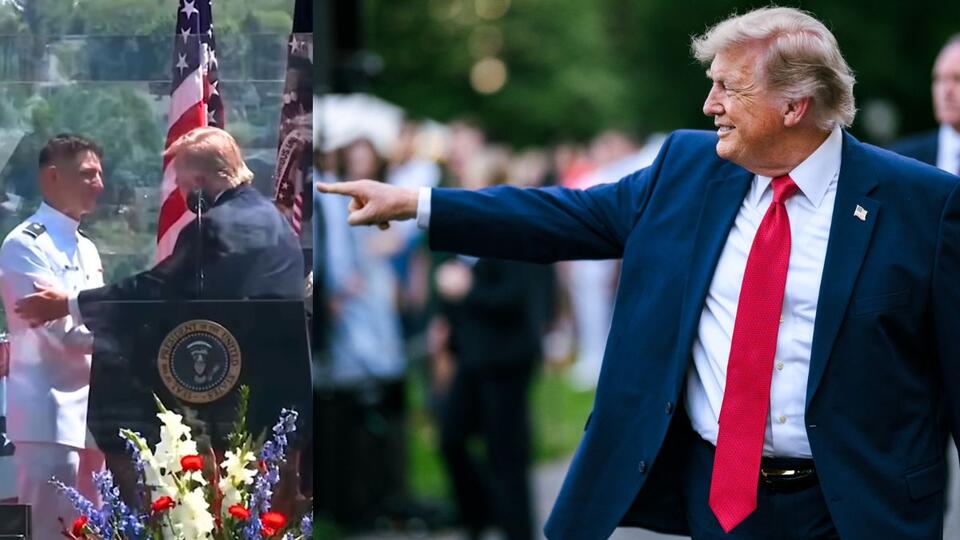 Trump Raises Eyebrows After Calling 'Good-Looking' Cadets on Stage: “I ...