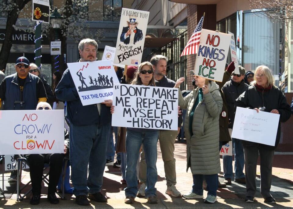 ‘No Kings’ rally draws thousands to Hagerstown against Trump policies ...