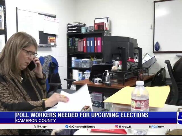 Cameron County looking for poll workers for upcoming elections