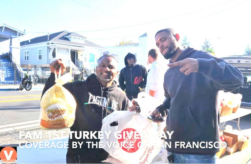 A Bay Area tradition: giving out ‘turkeys back in the hood’ - NewsBreak