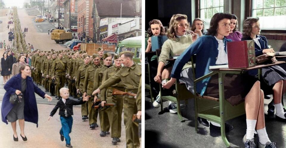 39 Colorized Photos That Show What Life Was Like In The 1940s - NewsBreak