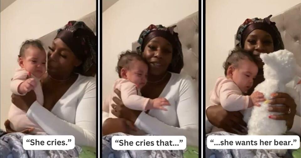Newborn baby who lost her mom stops crying after listening to her ...
