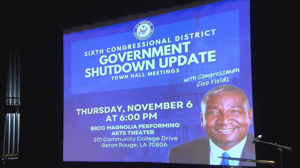Congressman Cleo Fields shares updates on government shutdown - NewsBreak