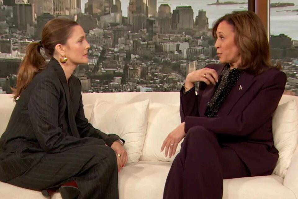 Drew Barrymore Admits Her Infamous Kamala Harris Interview Was “The ...