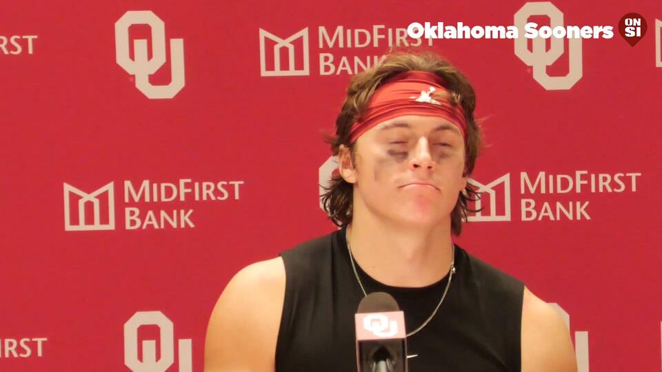 WATCH: Oklahoma QB John Mateer Illinois State Postgame Interview ...