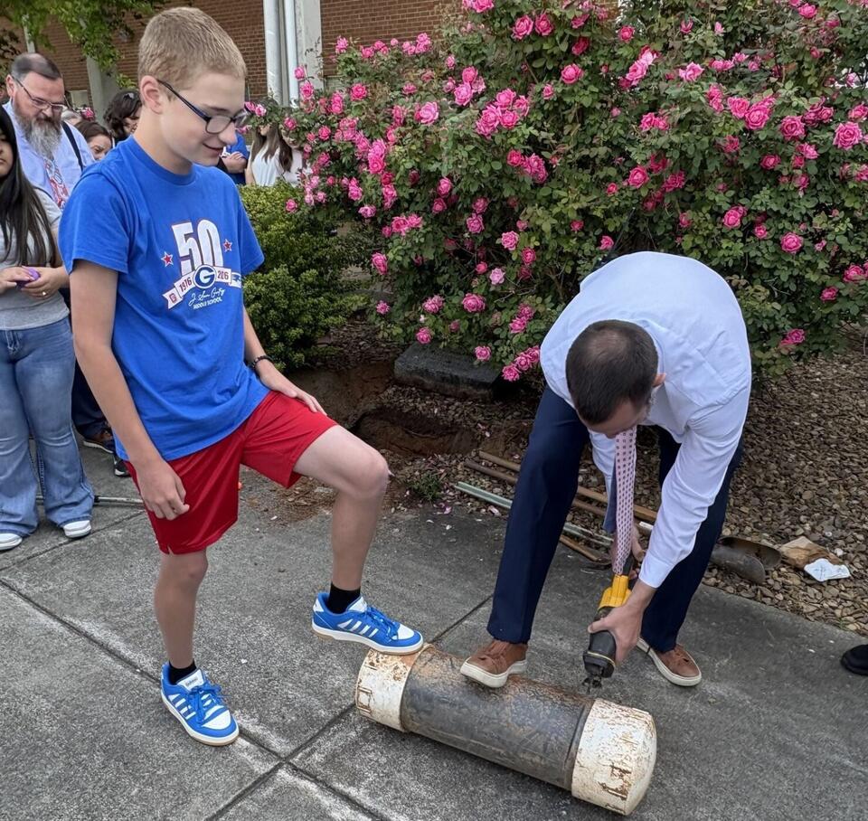 Gentry time capsule helps guide board to name North Surry Middle ...