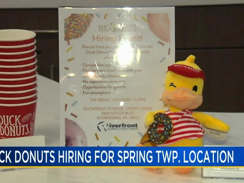 Duck Donuts holds hiring event for Spring Twp. location