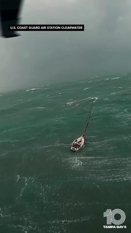Coast Guard rescues man, dog in the Gulf of Mexico as Hurricane Helene ...
