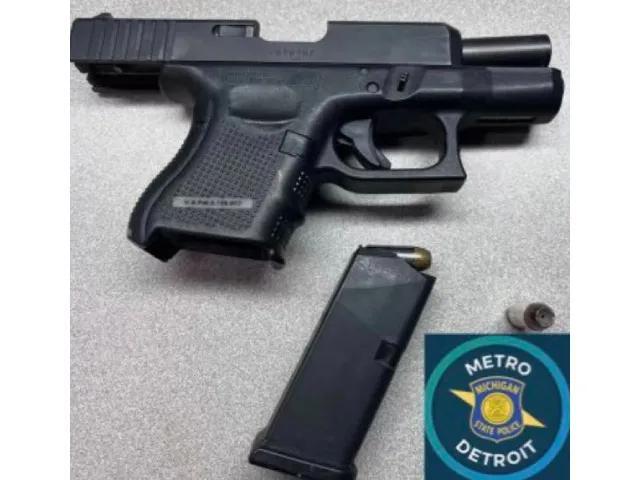 MSP: Loaded Glock pistol seized in Inkster traffic stop, driver arrested