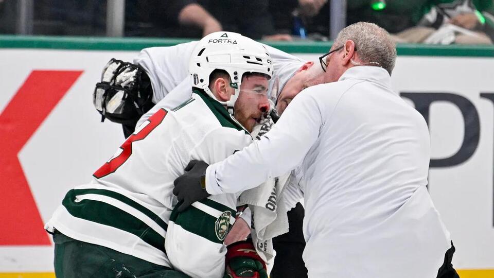 NHL's hits leader Yakov Trenin crushed by Colin Blackwell check - NewsBreak