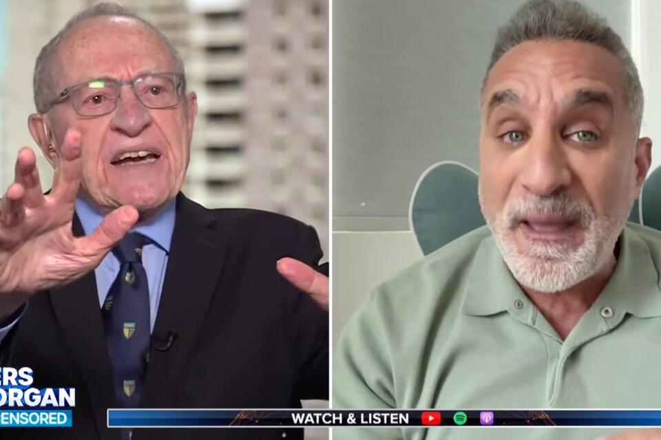 Alan Dershowitz gets into shouting match on Piers Morgan and threatens ...