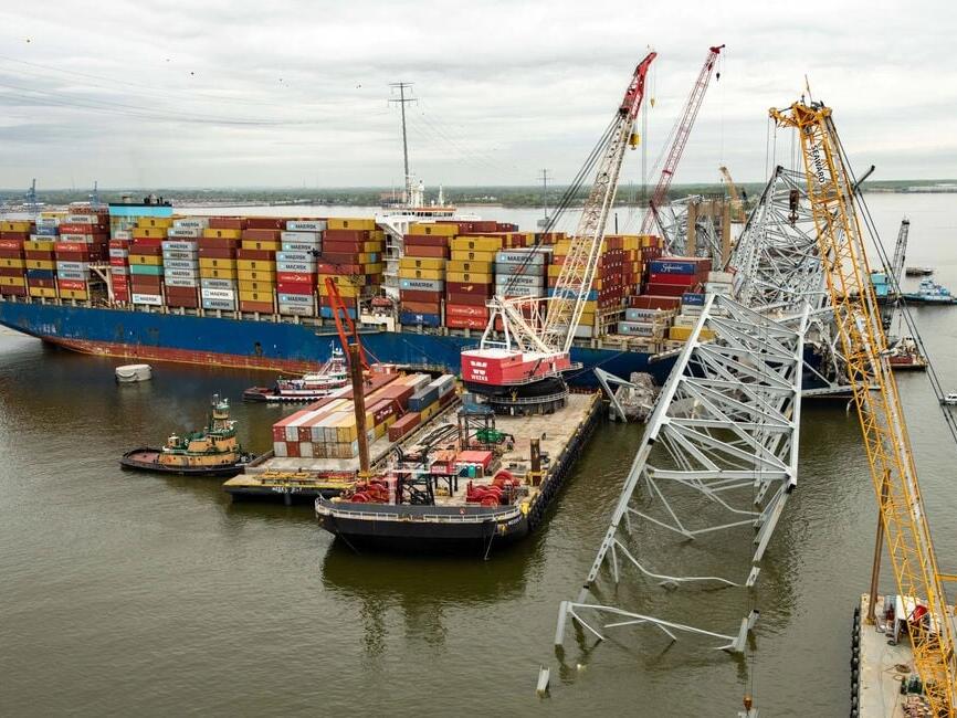 Port of Baltimore will open 35-foot temporary channel