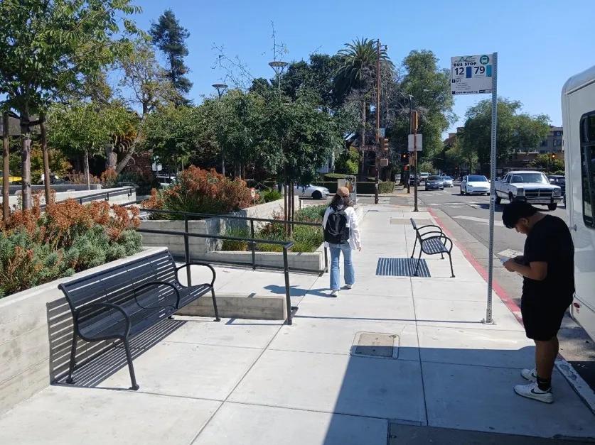 City installs 2 new bus stop benches outside North Berkeley Senior Center