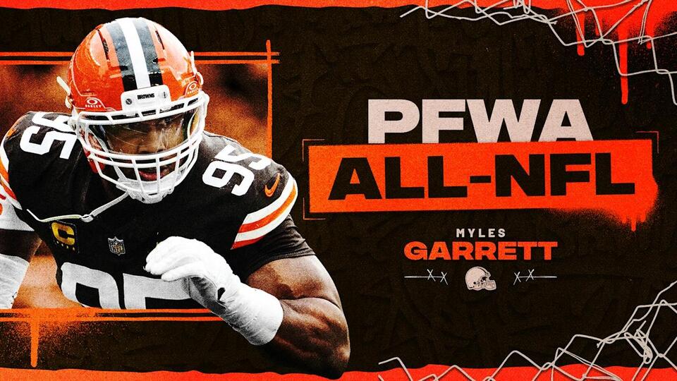 Myles Garrett named to PFWA 2025 All-NFL team - NewsBreak