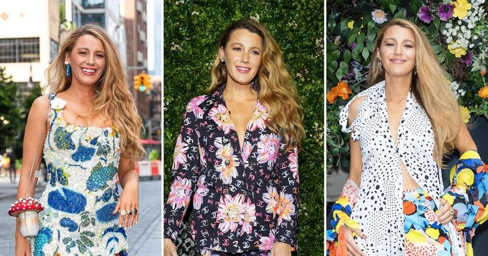 Blake Lively’s Floral Looks on the ‘It Ends With Us’ Press Tour Are ...