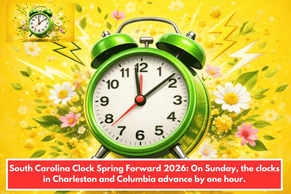 South Carolina Clock Spring Forward 2026: On Sunday, the clocks in ...