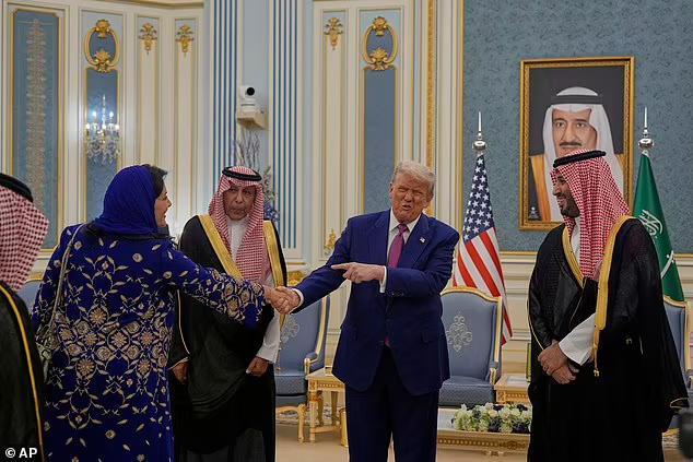 Saudi Crown Prince MBS courts Trump with lavish royal welcome - NewsBreak