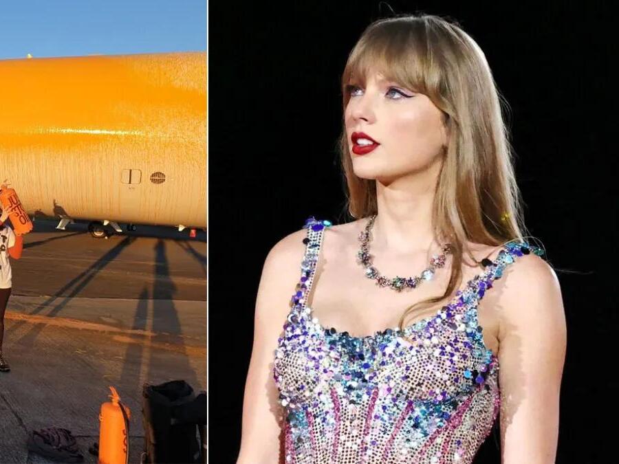 Climate Protesters Attempt to Spray Paint Taylor Swift’s Private Jet