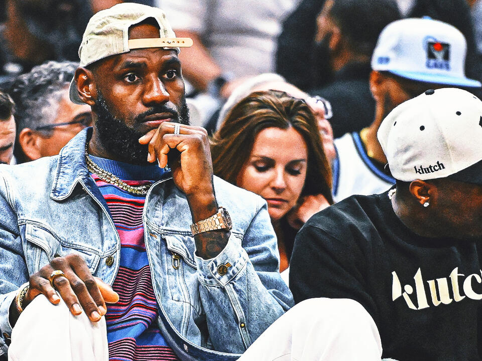 LeBron James returns to his old stomping grounds attending Celtics ...