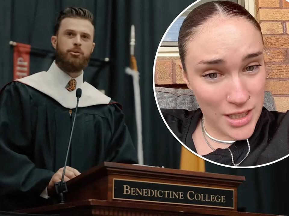 Benedictine College grad describes crowd reaction to Harrison Butker ...