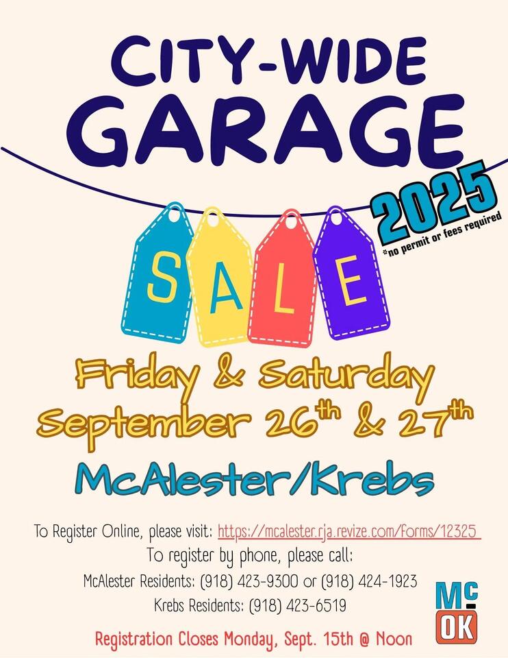 Registration for city-wide garage sale now open - NewsBreak