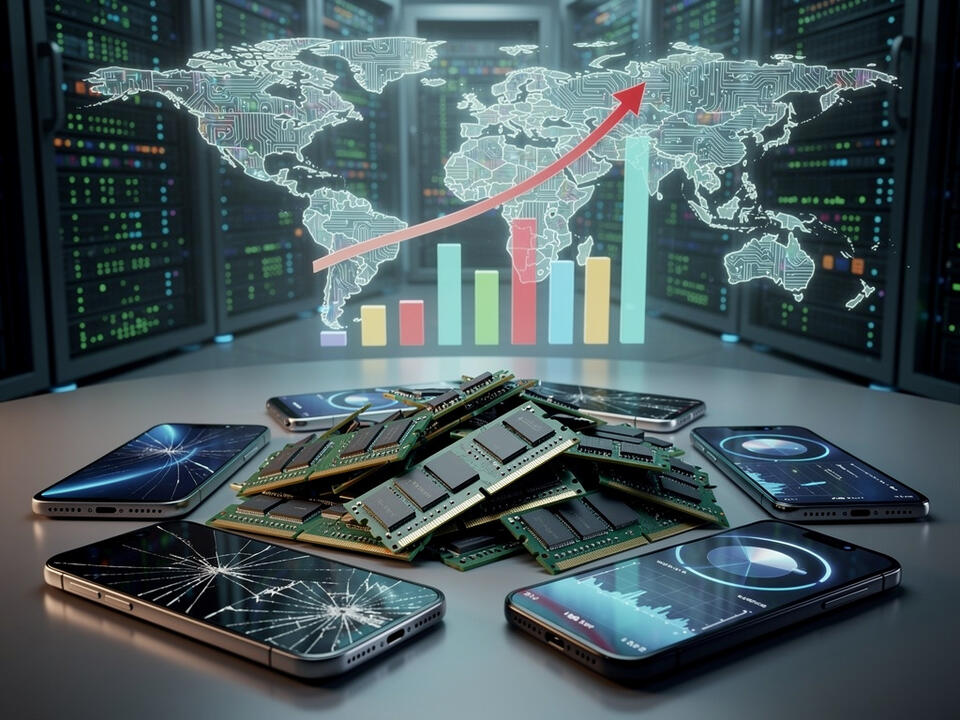 AI Demand Fuels RAM Shortage: Smartphone Prices to Rise 6.9% in 2026 ...