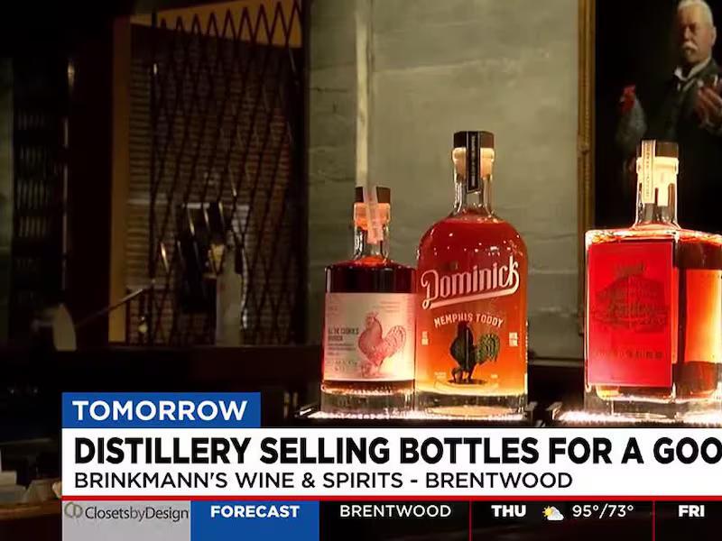Distillery selling bottles for a good cause