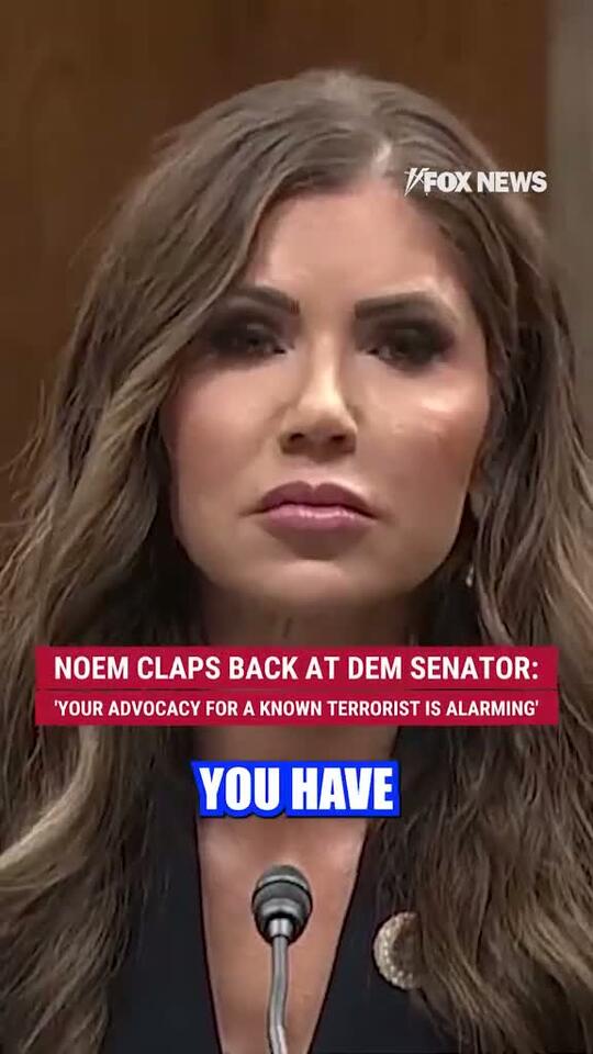 DHS Secretary Kristi Noem claps back at Dem Sen. Chris Van Hollen after ...