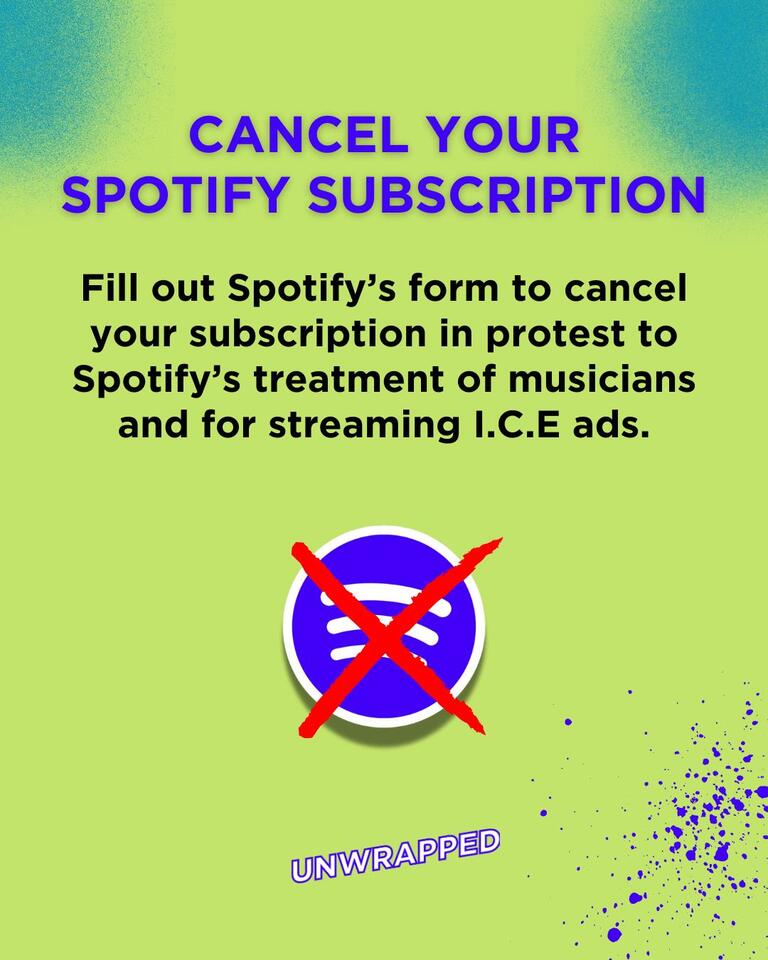 Working Families Party calls out Spotify’s ICE ads with “Unwrapped ...