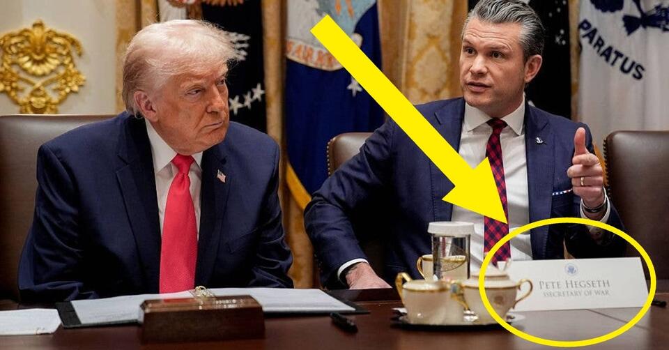 Pete Hegseth's Name Tag Misspelling Is Going Viral For Verrrrrrrry ...