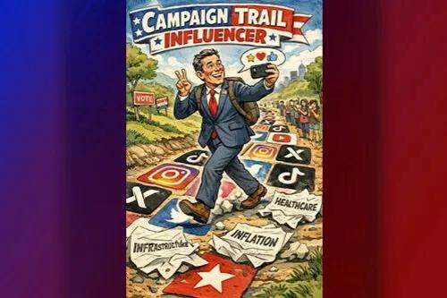 Cartoon of the Week: Campaign Trail Influencer - NewsBreak