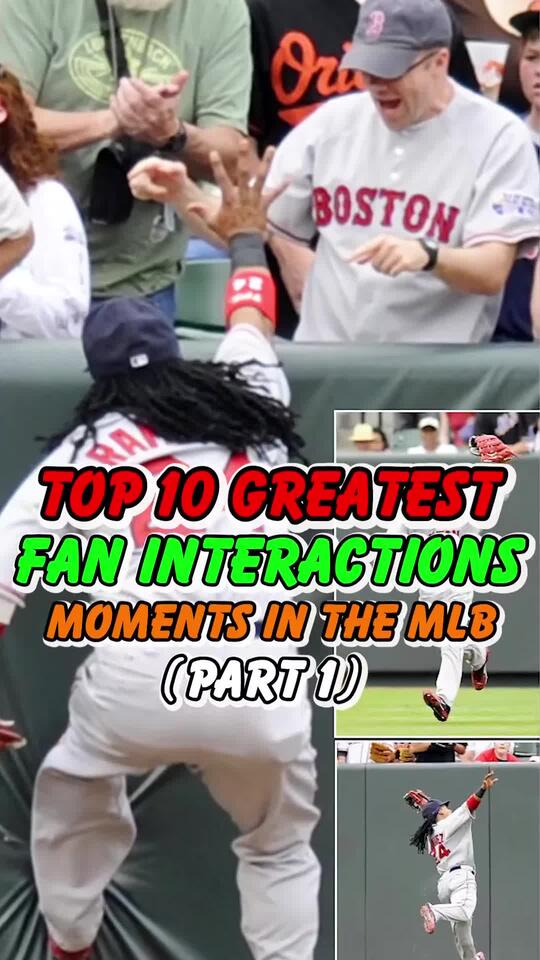 Top 10 Greatest Fan Interactions Moments in the MLB Part 1baseball mlb ...