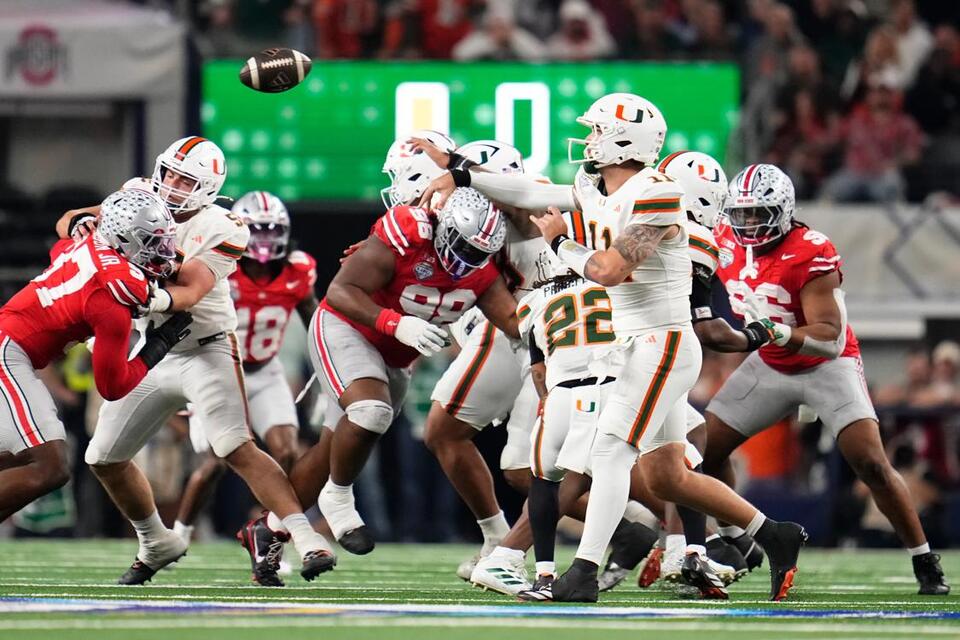 Ohio State vs Miami score: Hurricanes shock Buckeyes, CFP with ...