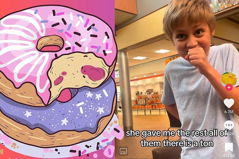 Kid Discovers Hack To Get The Most Donuts For His Money At Dunkin ...