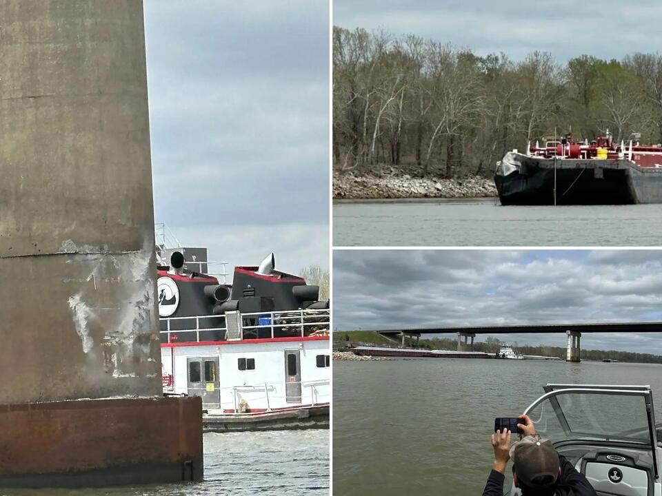 Barge strikes bridge in Oklahoma, shutting down highway — days after ...