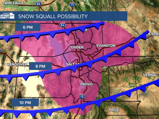 Dangerous snow squalls forecast as new storm set to move into Utah ...