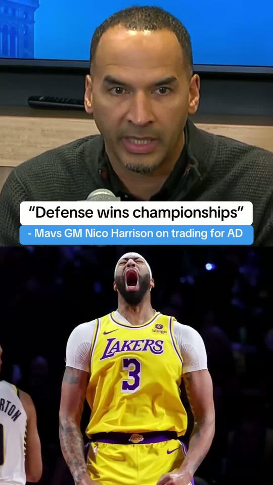 Nico Harrison is looking forward to bringing in Anthony Davis nba ...