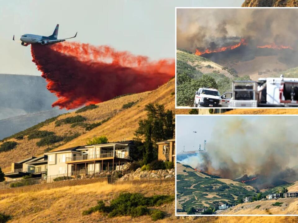 Wildfire blazes across 150 acres, forcing Salt Lake City residents to ...