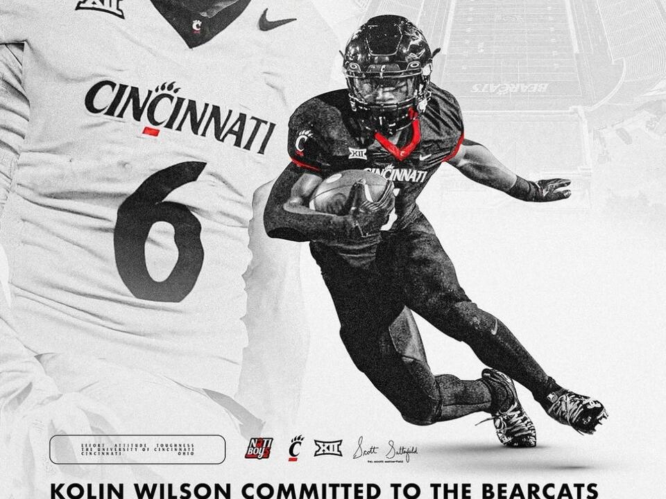 RB Kolin Wilson Commits to Cincinnati