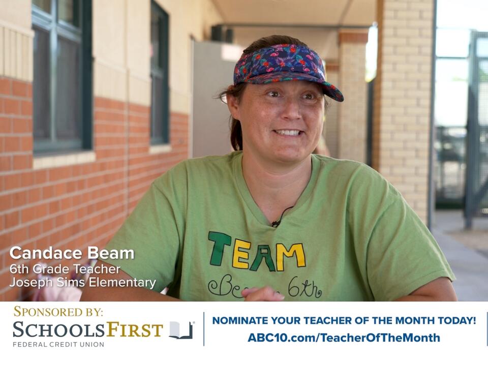 July 2024: ABC10’s Teacher of the Month Candace Beam