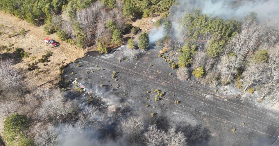 UPDATE: Multiple Fire Departments Respond to 24 Acre Woods Fire in ...