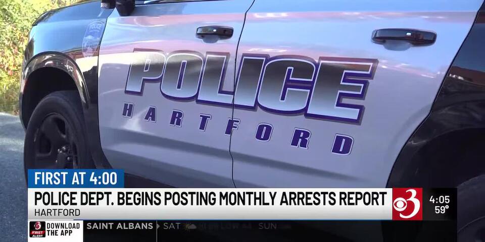Hartford Police now posting monthly arrest reports - NewsBreak
