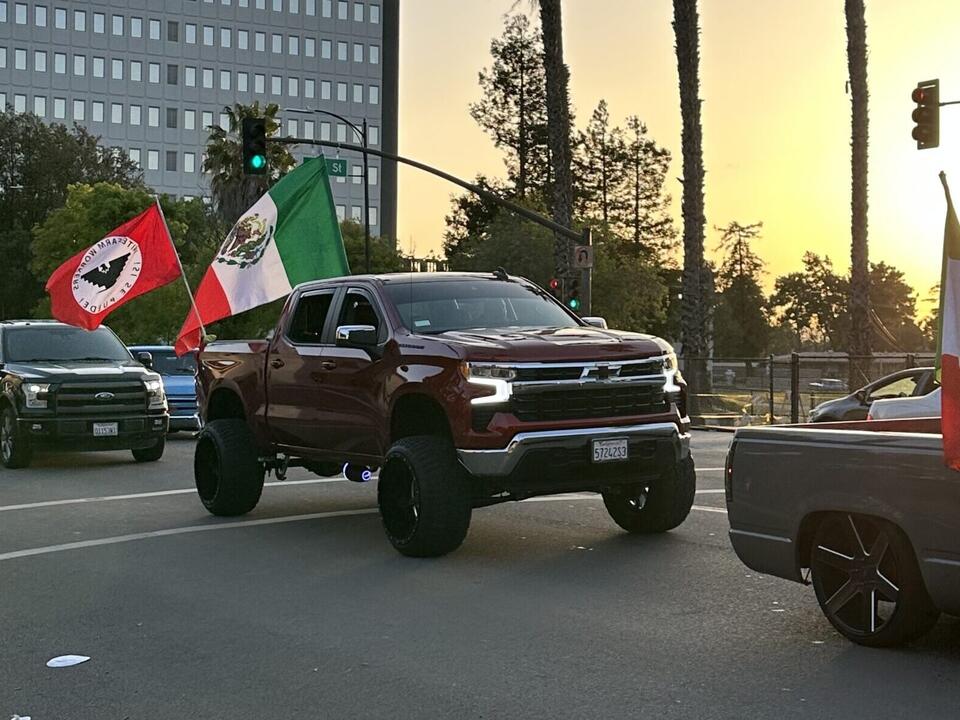 San Jose police cruise with lowriders on Cinco de Mayo