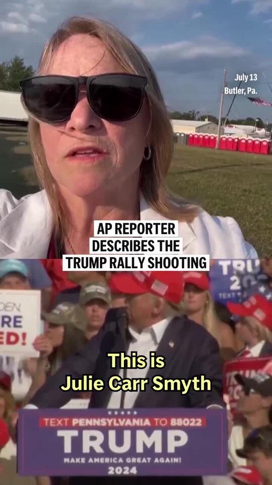 AP reporter describes the Trump rally shooting - NewsBreak
