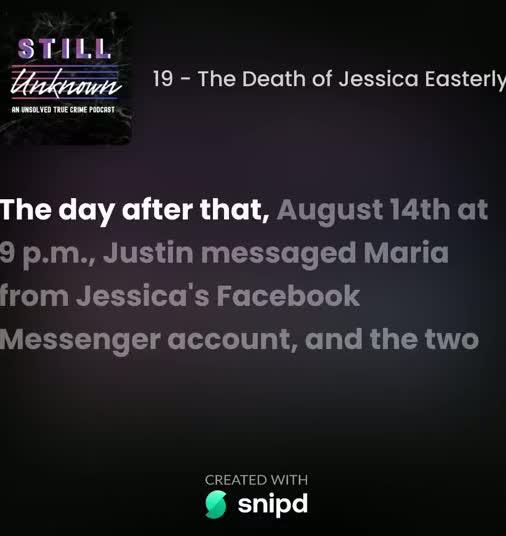 Justin Durning's Weirdo Messages To Jessica's Friend, Maria Credit: The ...