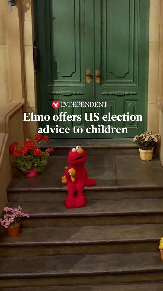 Elmo fronted an election message from Sesame Street, telling viewers to ...