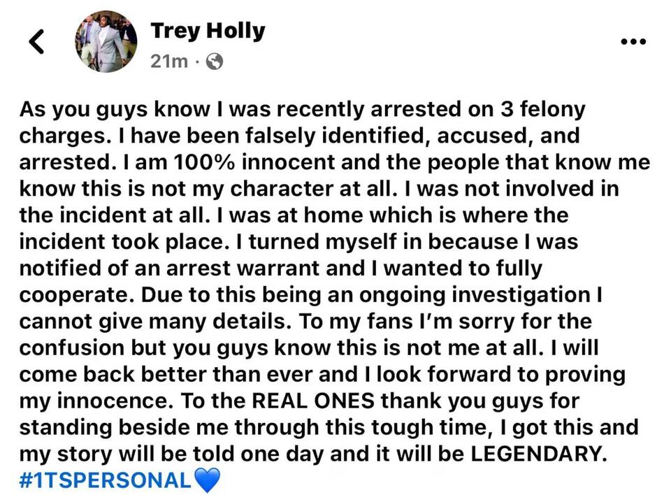 LSU running back claims he is ‘100% innocent’ after arrest for ...