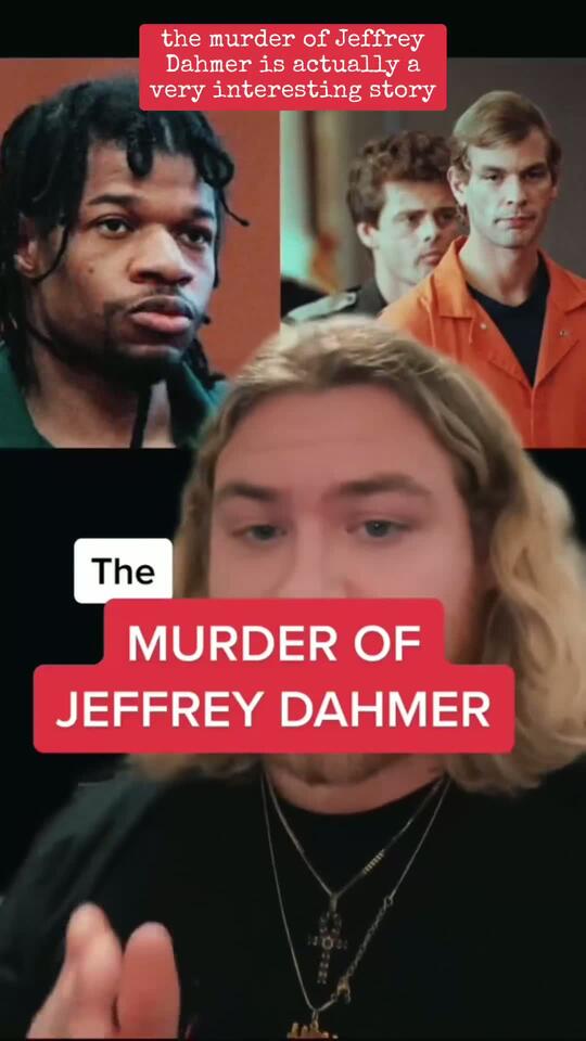 The murder of a serial killer dahmer jeffreydahmer killer murder scary ...