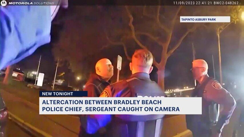 Altercation between Bradley Beach police chief, sergeant caught on ...