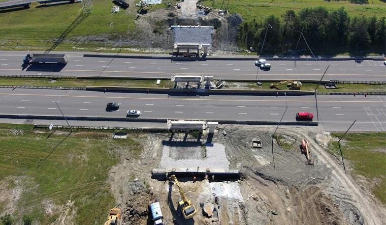 Beams Successfully Installed on Wallings Road Bridge Over I-77 in ...